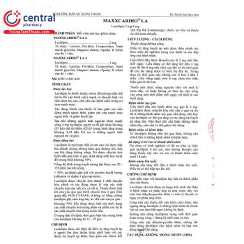 [CHÍNH HÃNG] Thuốc Maxxcardio LA 4 - điều trị tăng huyết áp