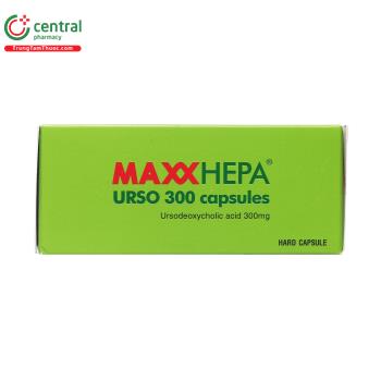 Thuốc Maxxhepa Urso 300 Capsules - Điều trị xơ gan mật nguyên phát