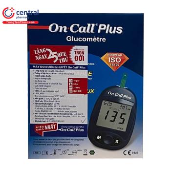 [CHÍNH HÃNG] Máy đo đường huyết On Call Plus - Tiện dụng, nhỏ gọn