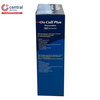 [CHÍNH HÃNG] Máy đo đường huyết On Call Plus - Tiện dụng, nhỏ gọn