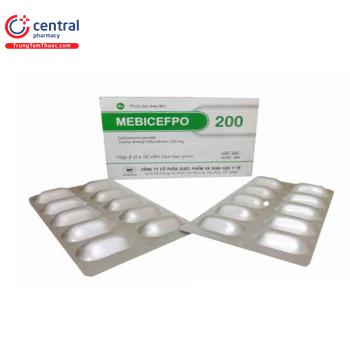 Thuốc Mebicefpo 200 - Làm giảm nhanh các nhiễm khuẩn đường hô hấp