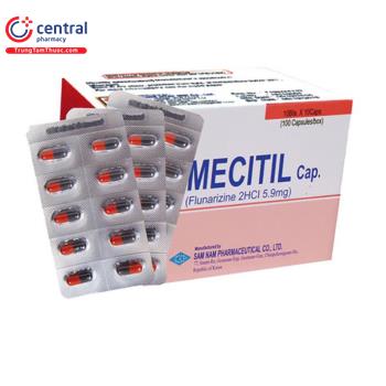 Thuốc Mecitil Cap. - thuốc cải thiện tình trạng hoa mắt, chóng mặt