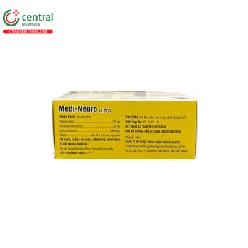 Thuốc Medi-Neuro ultra - Thuốc bổ sung vitamin B1, B6, B12 cho cơ thể