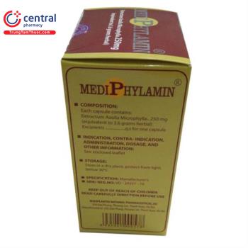 [CHÍNH HÃNG] Thuốc Mediphylamin 250mg: công dụng - cách dùng