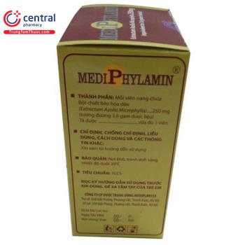 [CHÍNH HÃNG] Thuốc Mediphylamin 250mg: công dụng - cách dùng