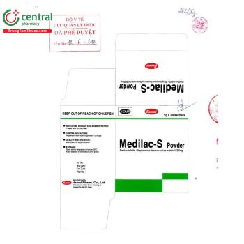 Thuốc Medilac - S Powder ngăn ngừa, điều trị rối loạn vi khuẩn đường ruột