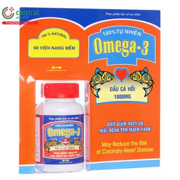Thuốc Medipharco Omega-3 1000mg - Giúp tăng cường sức khỏe não bộ
