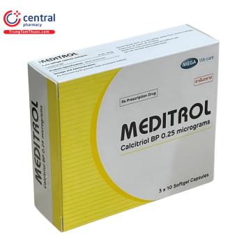 Thuốc điều trị loãng xương Meditrol 0,25mcg: chỉ định, liều dùng