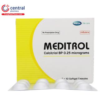 Thuốc điều trị loãng xương Meditrol 0,25mcg: chỉ định, liều dùng