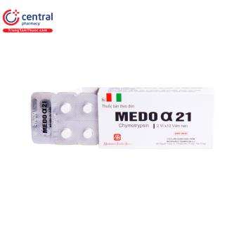 Thuốc Medo alpha 21 - Xóa tan tình trạng phù nề sau chấn thương và phẫu ...