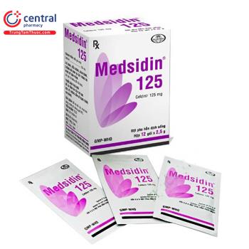Thuốc Medsidin 125 - điều trị nhiễm khuẩn da, nhiễm khuẩn hô hấp