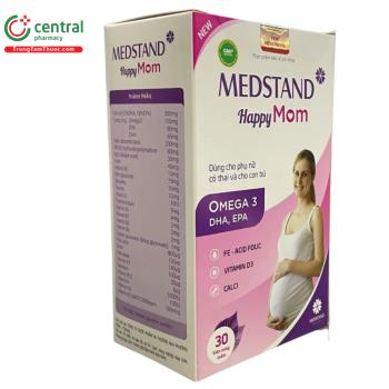 Thuốc Medstand Happy Mom bổ sung vitamin và khoáng chất mẹ bầu