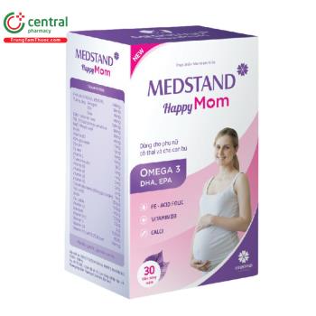 Thuốc Medstand Happy Mom bổ sung vitamin và khoáng chất mẹ bầu