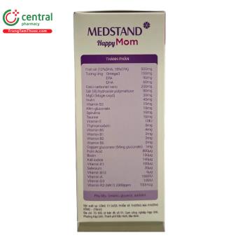 Thuốc Medstand Happy Mom bổ sung vitamin và khoáng chất mẹ bầu