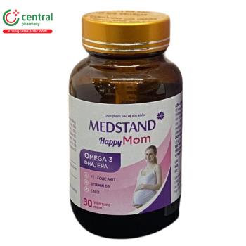 Thuốc Medstand Happy Mom bổ sung vitamin và khoáng chất mẹ bầu