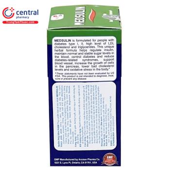 [CHÍNH HÃNG] Thuốc Medsulin - Duy trì ổn định lượng đường huyết