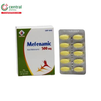 Thuốc Mefenamic 500mg Domesco giảm đau mức độ nhẹ đến trung bình