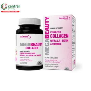 Viên uống Mega Beauty Collagen Hotchland ngăn ngừa lão hoá da