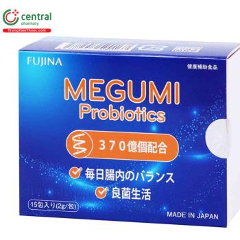 Thuốc Megumi Probiotics Fujna hỗ trợ cân bằng hệ vi sinh đường ruột