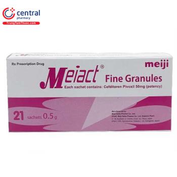 [CHÍNH HÃNG] Thuốc Meiact fine Granules 50mg điều trị nhiễm khuẩn