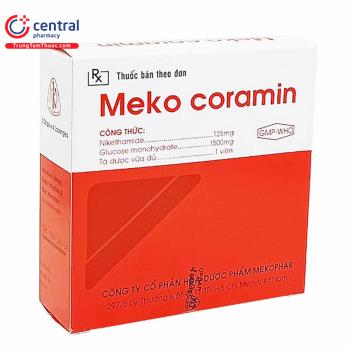 [CHÍNH HÃNG] Thuốc ngậm Meko coramin điều trị suy hô hấp, tuần hoàn