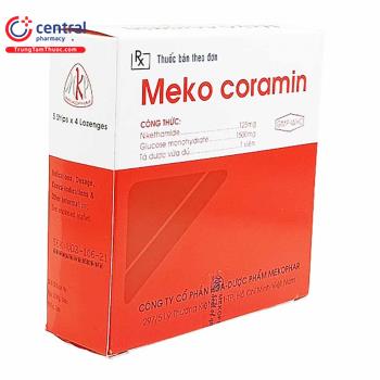 [CHÍNH HÃNG] Thuốc ngậm Meko coramin điều trị suy hô hấp, tuần hoàn