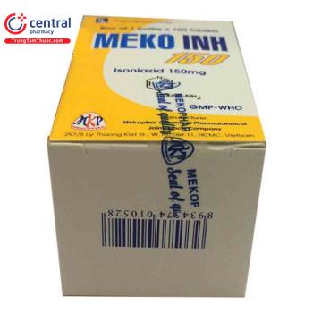 Thuốc Meko INH 150: Cách dùng, liều dùng, lưu ý khi sử dụng