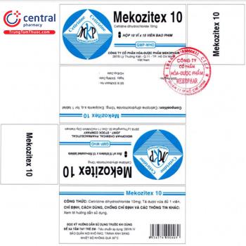 Thuốc Mekozitex 10 điều trị dị ứng: chỉ định, liều dùng
