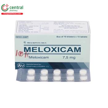 Thuốc Meloxicam 7,5mg Khapharco: Điều trị thoái hóa khớp, viêm khớp