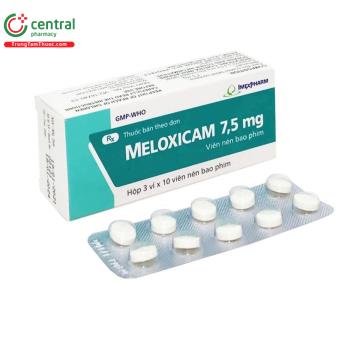 Thuốc Meloxicam 7.5mg Imexpharm điều trị viêm khớp có giá bao nhiêu?