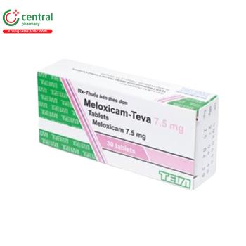 Thuốc Meloxicam-Teva 7.5mg điều trị đau xương khớp, thoái hóa khớp