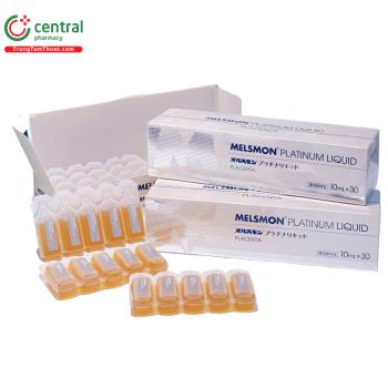 Melsmon Platinum Liquid Placenta - nước uống đẹp da, chống lão hóa