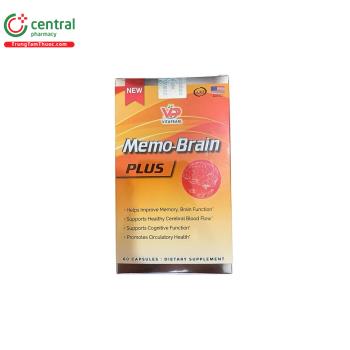 Thuốc Memo-Brain Plus - Hỗ trợ cải thiện tuần hoàn não đến từ Mỹ