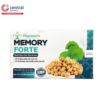 [CHÍNH HÃNG] Thuốc Memory Forte Pharmalife bổ trợ thần kinh hiệu quả