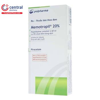 [CHÍNH HÃNG] Thuốc Memotropil 20% 12g/60ml trị suy giảm nhận thức