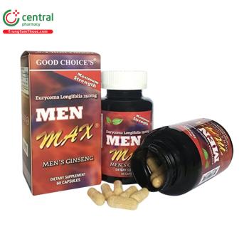Thuốc Men Max hỗ trợ bổ thận, tráng dương, tăng testosterone nam giới