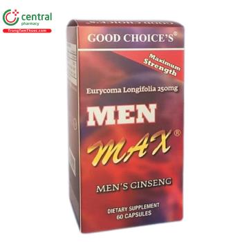 Thuốc Men Max hỗ trợ bổ thận, tráng dương, tăng testosterone nam giới