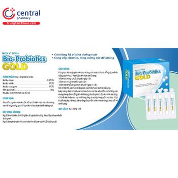 [CHÍNH HÃNG] Men vi sinh Bio Probiotics Gold hỗ trợ tiêu hoá