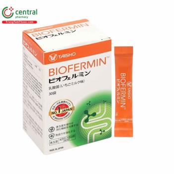 Thuốc men vi sinh Biofermin bổ sung lợi khuẩn, giảm đầy hơi, khó tiêu