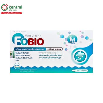 Men Vi Sinh Fobio bổ sung lợi khuẩn, giúp đường tiêu hóa khỏe mạnh