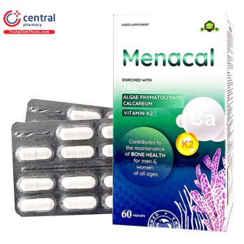 [CHÍNH HÃNG] Thuốc Menacal bổ sung calci cho thai kỳ khỏe mạnh