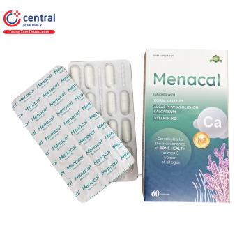 [CHÍNH HÃNG] Thuốc Menacal bổ sung calci cho thai kỳ khỏe mạnh