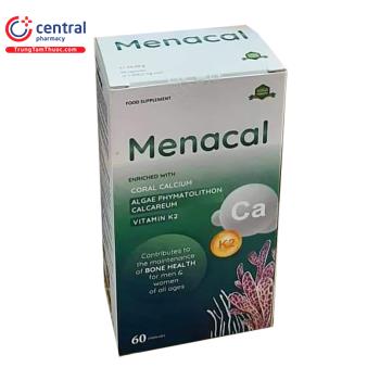 [CHÍNH HÃNG] Thuốc Menacal bổ sung calci cho thai kỳ khỏe mạnh
