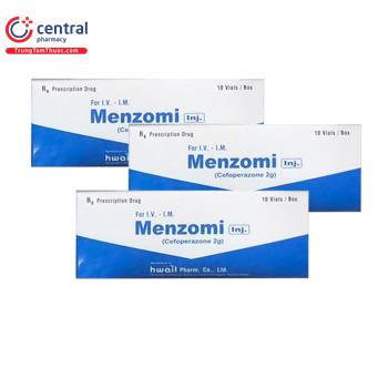[CHÍNH HÃNG] Thuốc Menzomi Inj. 2g - điều trị các bệnh nhiễm trùng