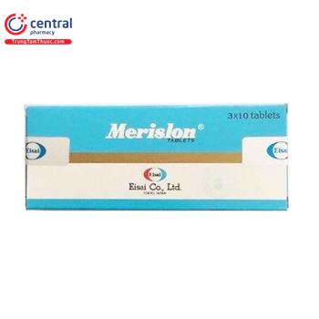 [CHÍNH HÃNG] Thuốc Merislon 6mg giảm nhanh chóng mặt, ù tai