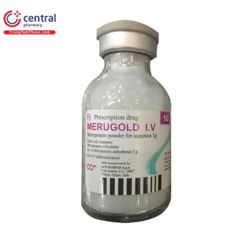 [CHÍNH HÃNG] Thuốc Merugold I.V - Ức chế sự phát triển của vi khuẩn