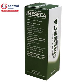 Thuốc xịt mũi Meseca Fort - điều trị viêm mũi dị ứng