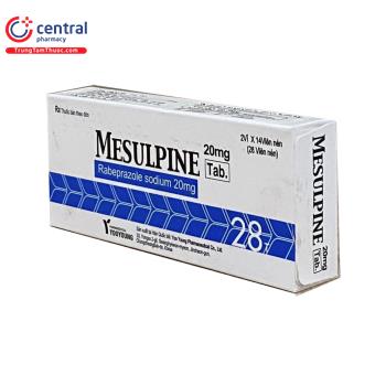 Thuốc Mesulpine Tab. 20mg - Thuốc điều trị viêm loét dạ dày tá tràng