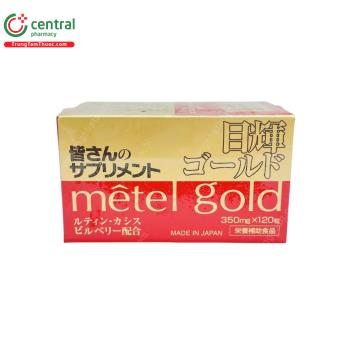 Viên uống bổ mắt Mêtel Gold đến từ Nhật Bản giúp mắt sáng khỏe đẹp