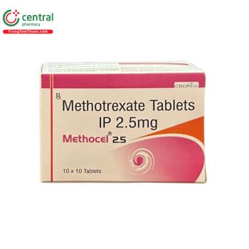 Thuốc Methocel 2.5 (Methotrexate Tablets IP 2,5mg Hàng Ấn Độ) - kháng ...
